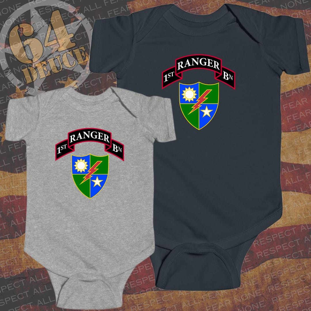 1st Ranger Battalion, Infant Bodysuit, Ranger Gift, Ranger Baby Shirts ...