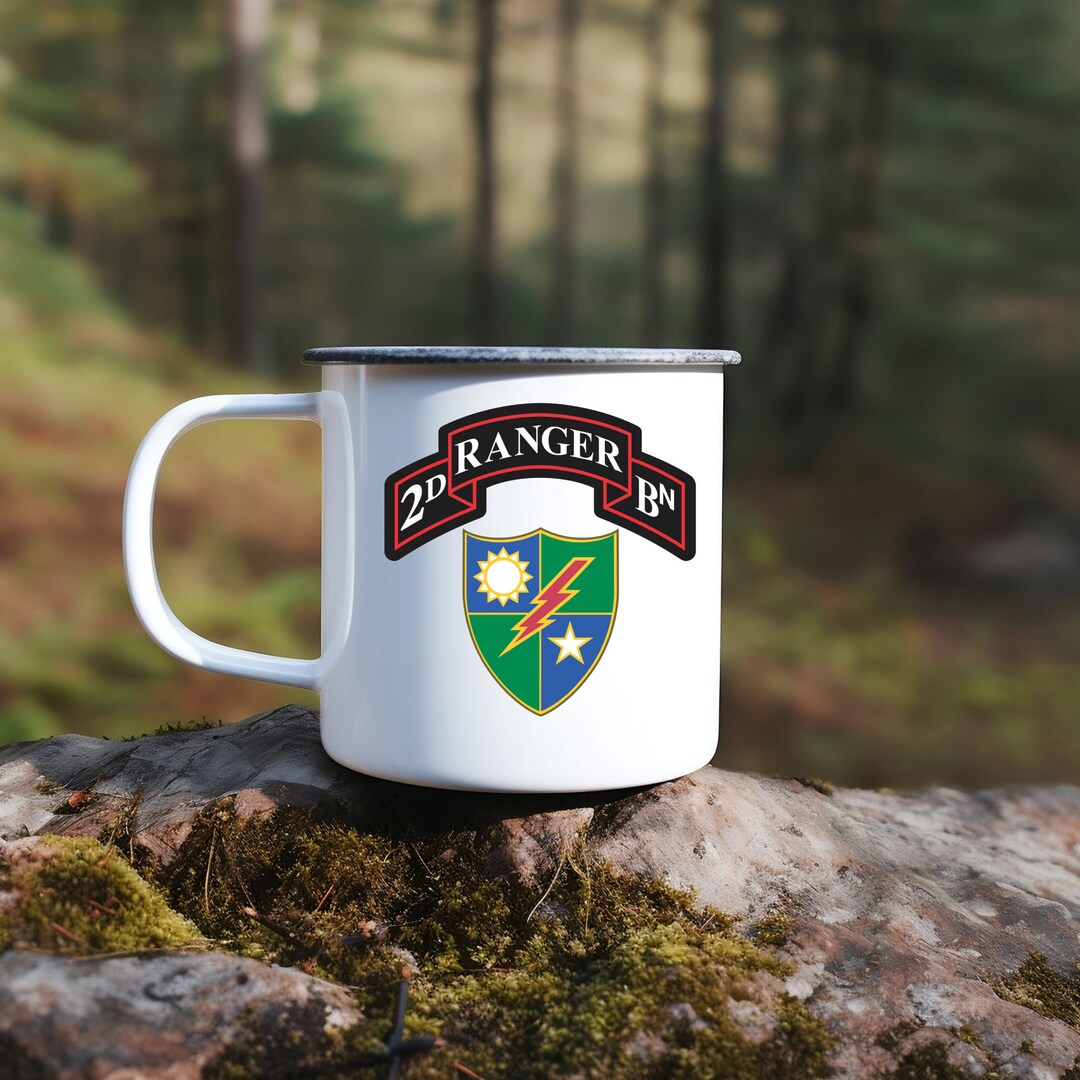 2nd Ranger Battalion, Army Gifts, Army Coffee Mugs, Enamel Camp Cup ...