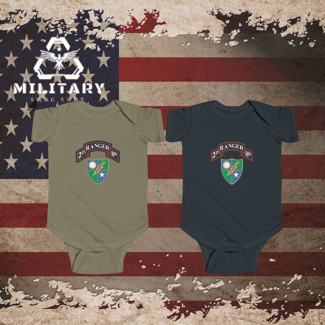 2nd Ranger Battalion, Infant Bodysuit, Ranger Gift, Ranger Baby Shirts ...