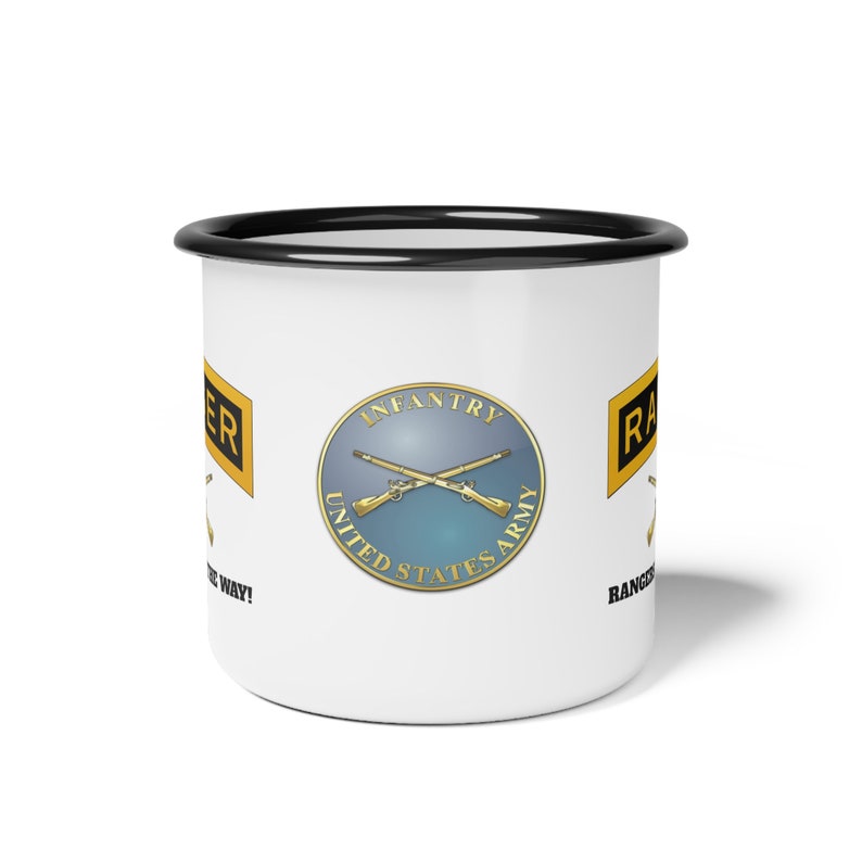 Ranger, Army Infantry, Army Gifts, Army Coffee Mugs, Enamel Camp Cup ...