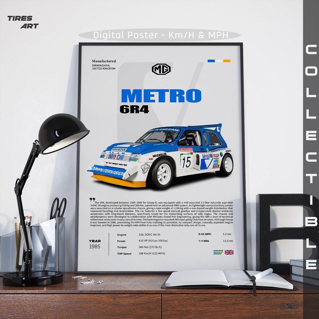MG Metro 6R4, Rally Motorsports Group B Cars Sports Race Car, Car ...
