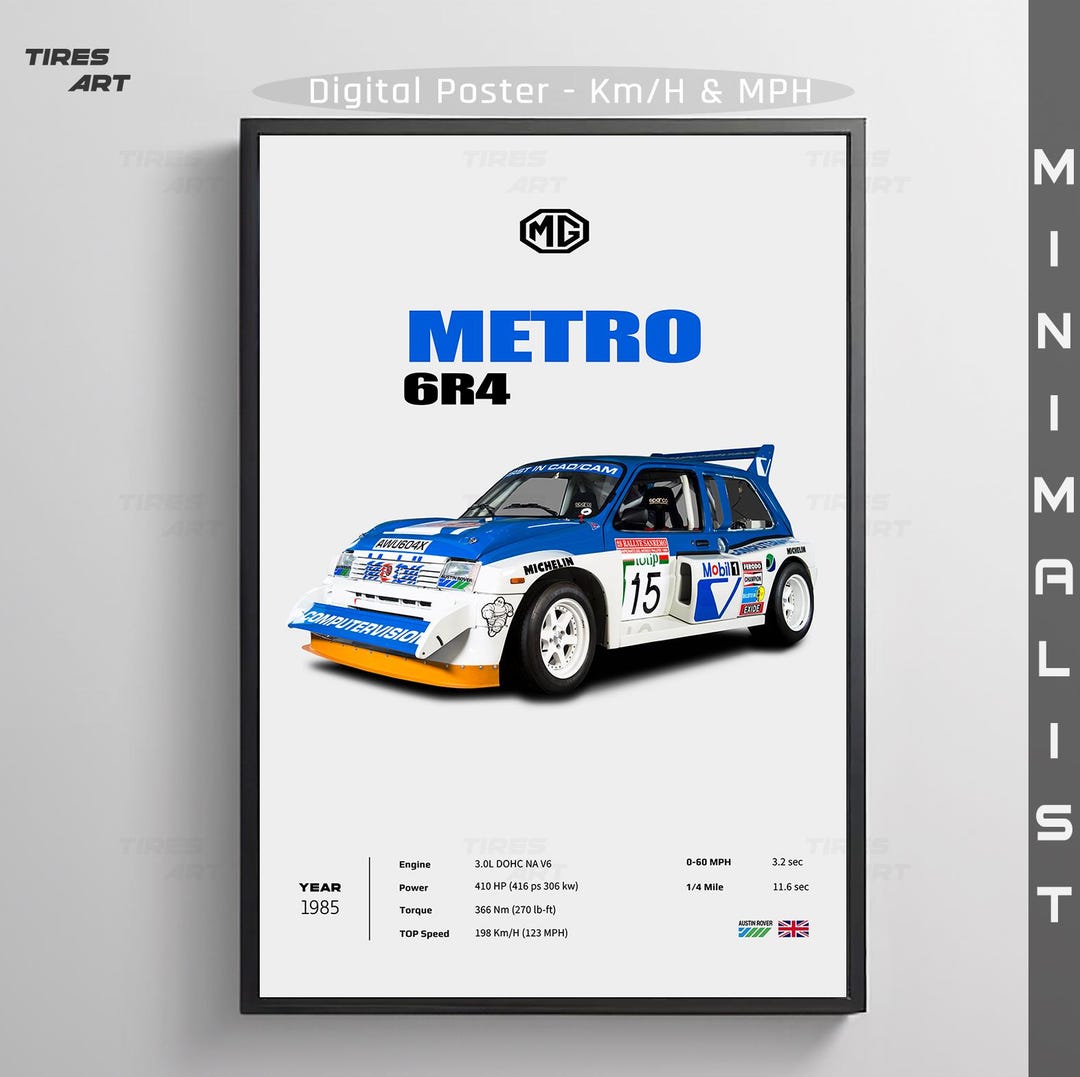MG Metro 6R4, Rally Motorsports Group B Cars Sports Race Car, Car ...