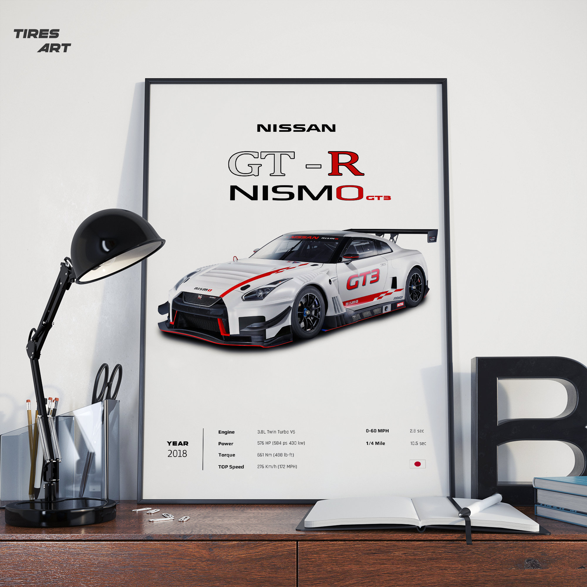 Nissan GTR Nismo GT3 R35 Luxury Supercar Sports Cars Digital File for ...