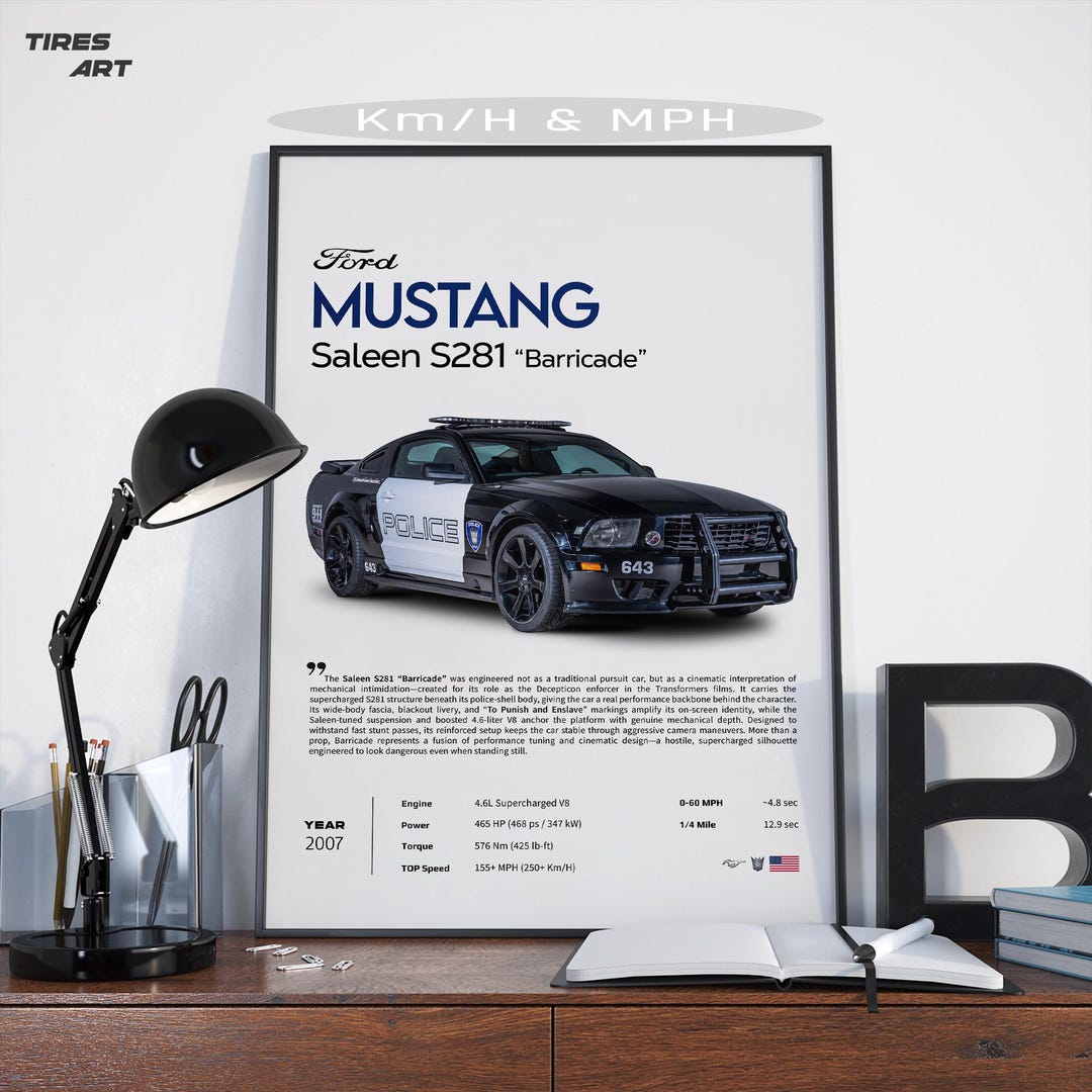 Iconic Movie Cars | Ford Mustang Saleen S281 "barricade" | Film Car ...