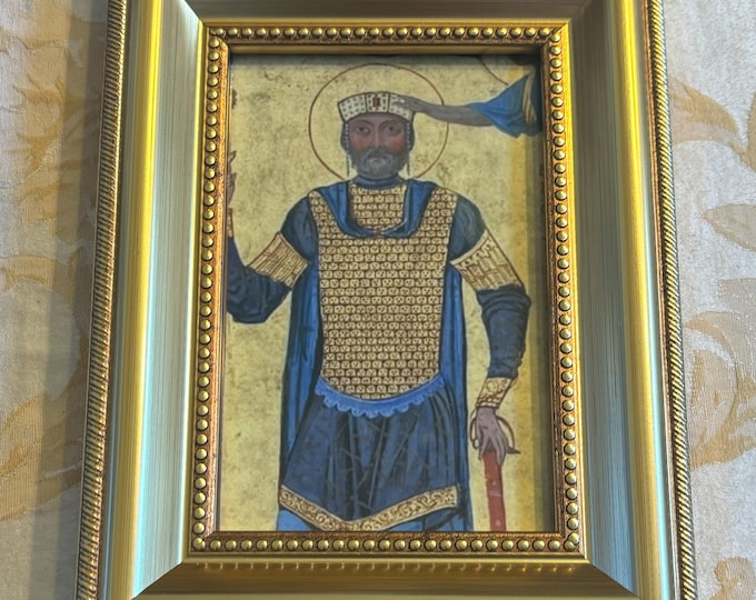 Roman Byzantine Emperor Basil II Portrait - Etsy