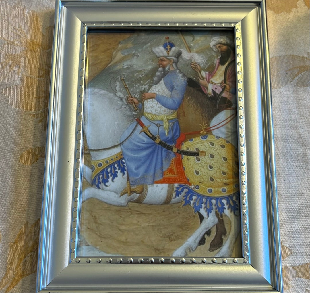 Manuel II Palaiologos Byzantine Roman Emperor Framed Image of Medieval ...