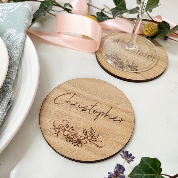 Wood Name Place Setting - Etsy
