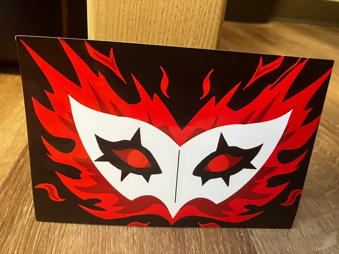 Persona 5 Mask Print - Etsy