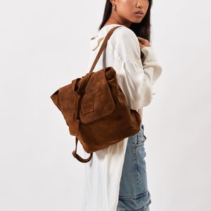 Leather Backpack Brown Mod 238 - Etsy