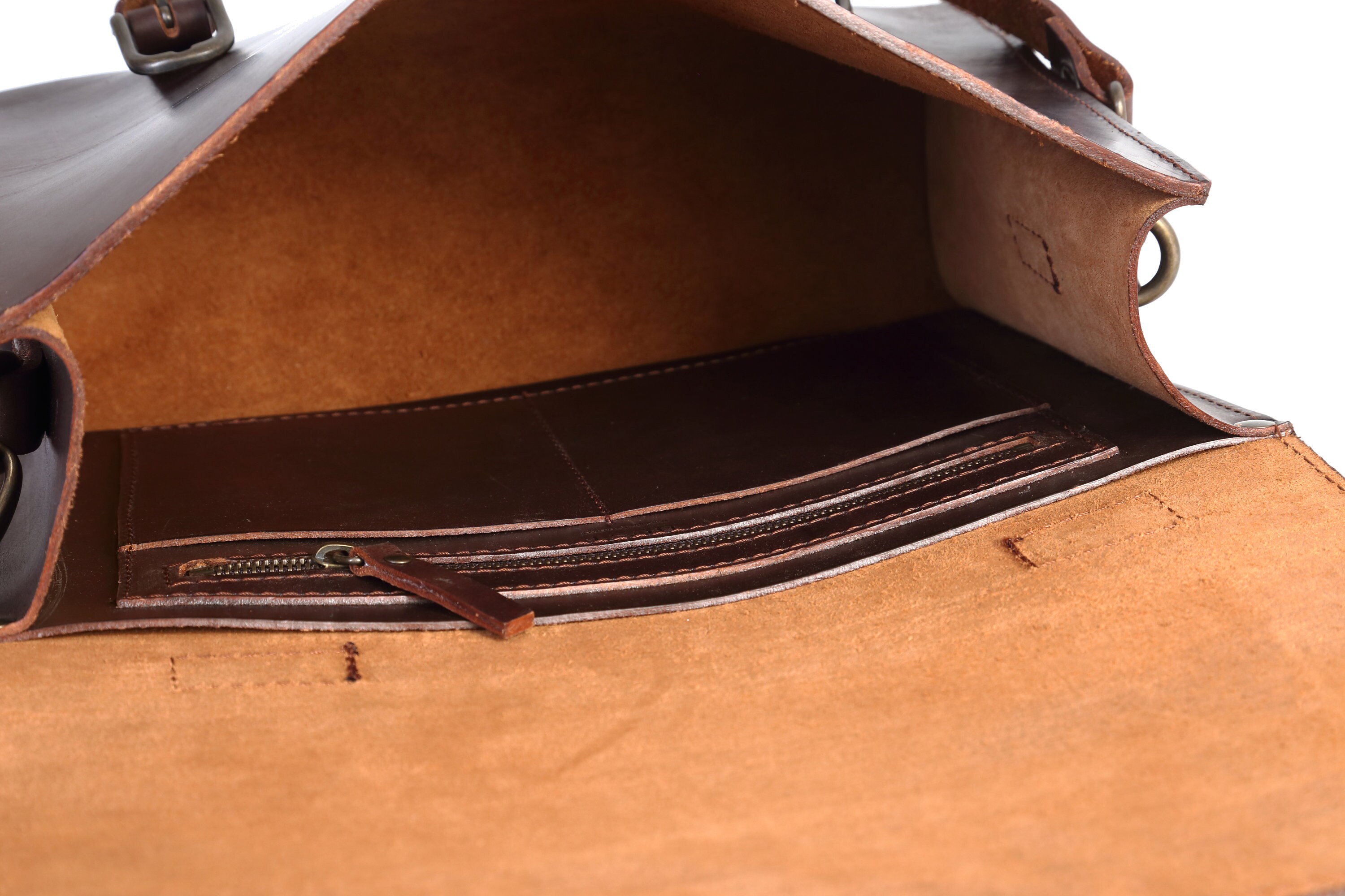 Leather Briefcase Dark Brown Mod 125 - Etsy