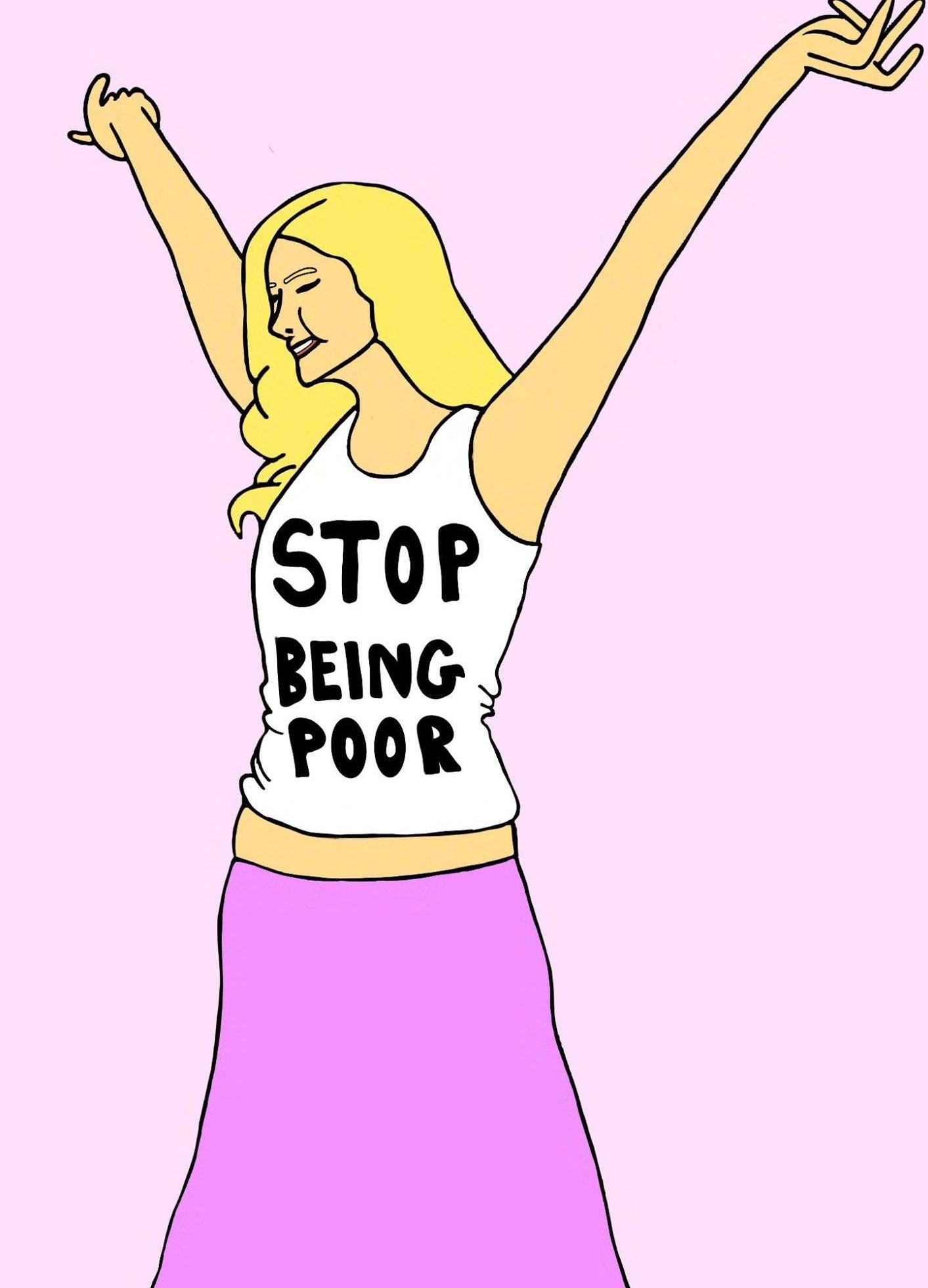 Paris Hilton "stop BEING Poor" Handmade Printable Birthday Card - Etsy
