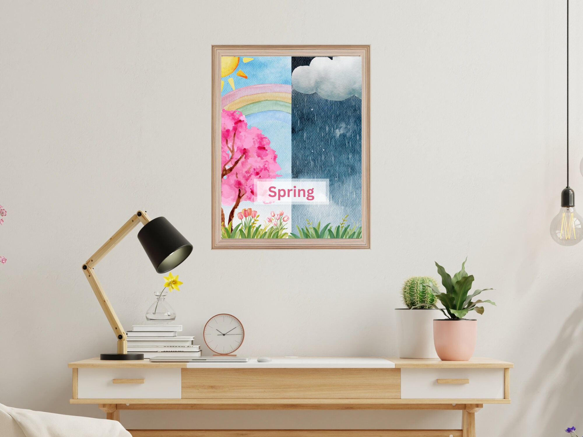 Seasons Classroom Poster - Summer Spring Winter Fall - Set of 4 ...