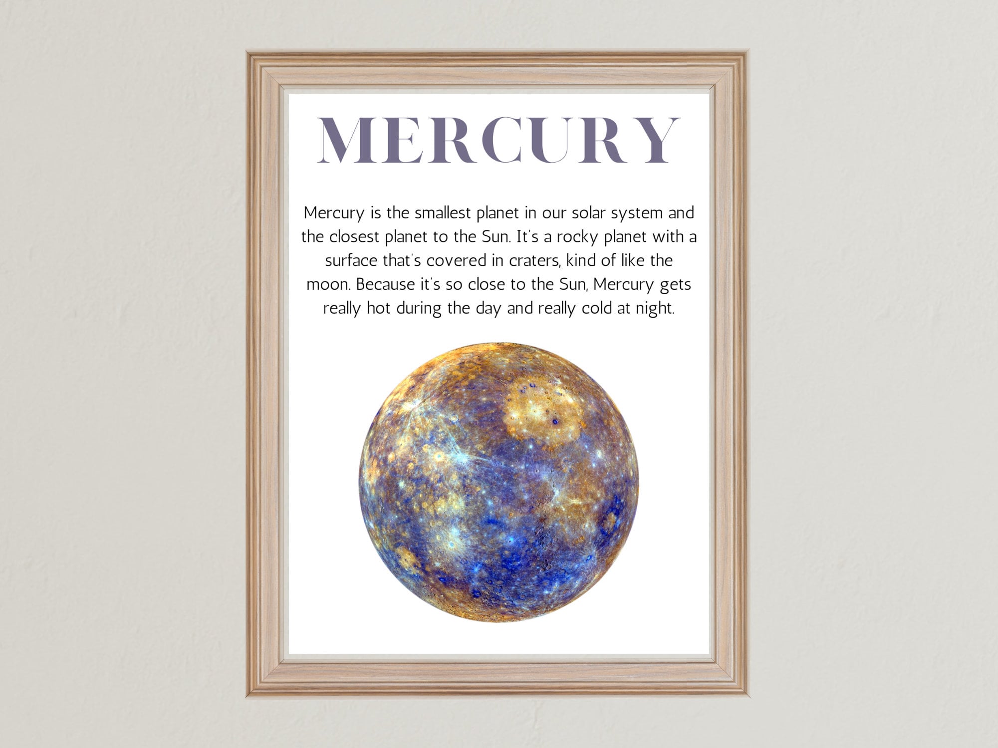 Solar System and Planets Posters Set of 10 Classroom Decor Space Study ...