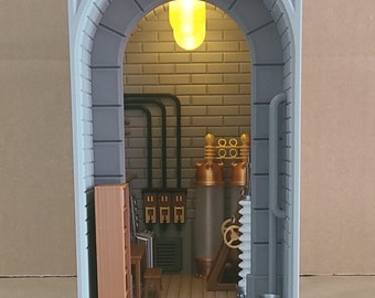 Frankenstein's Monster Book Nook 3D Printed With Eco-resin and Hand ...