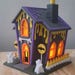 Haunted House - Candy Dish - Lighted Decoration - Etsy