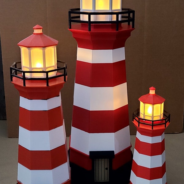 Solar Lighthouse - Etsy