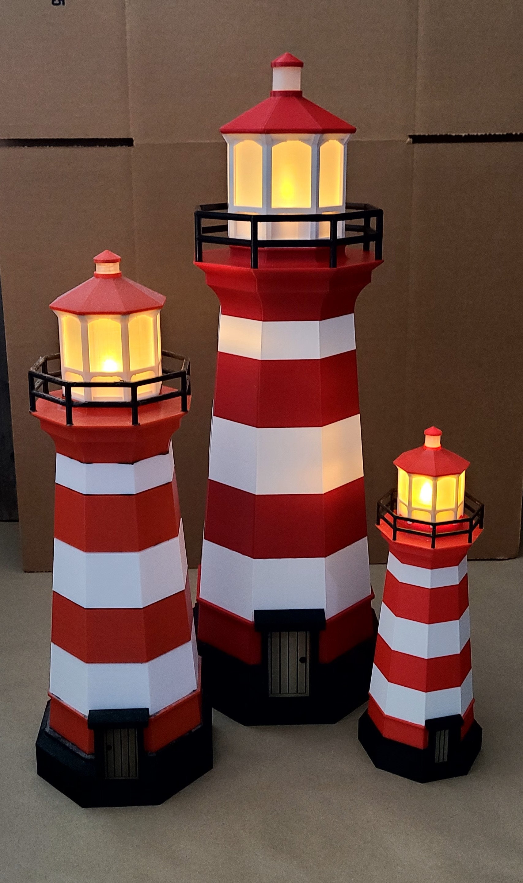 The Indoor / Outdoor Lighthouse With Lighted Beacon - Etsy
