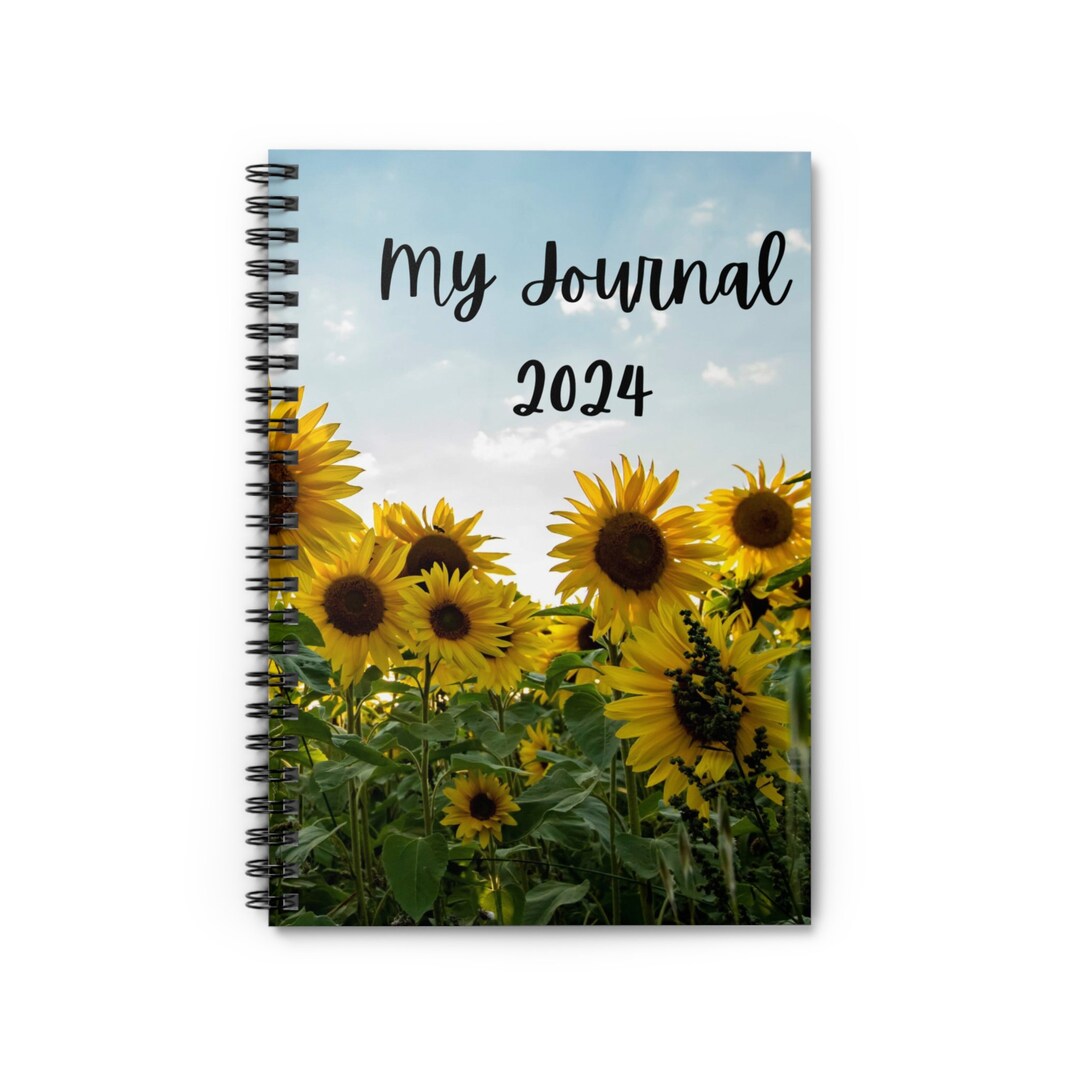 Sunflowers Spiral Journal Notebook Ruled Line - Etsy