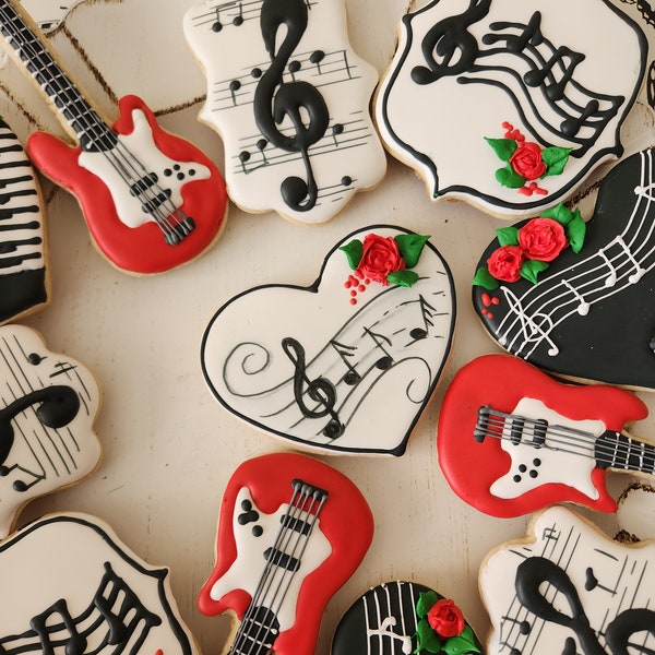 Music Themed Cookies - Etsy