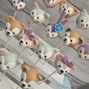 Cake Pops Duffy and Friends Honey Anniversary Birthday Party Baby ...