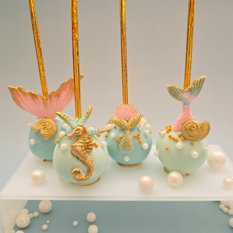 Mermaid Cake Pops - Etsy
