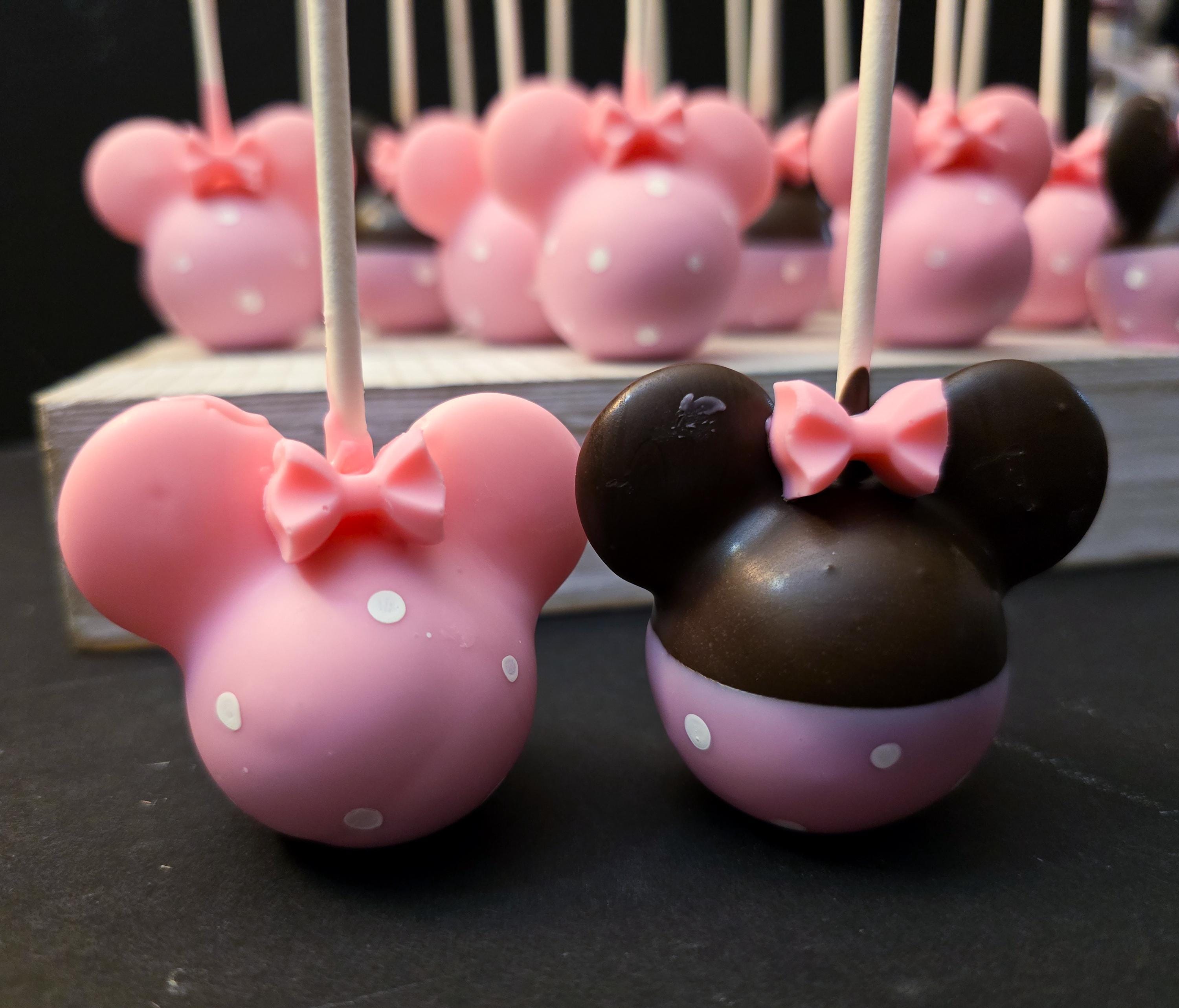 Cake Pops Minnie Mouse Reveal Party Baby Shower Anniversary Cake Pop on ...