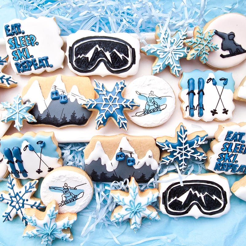 Apres Ski Cookies - Etsy