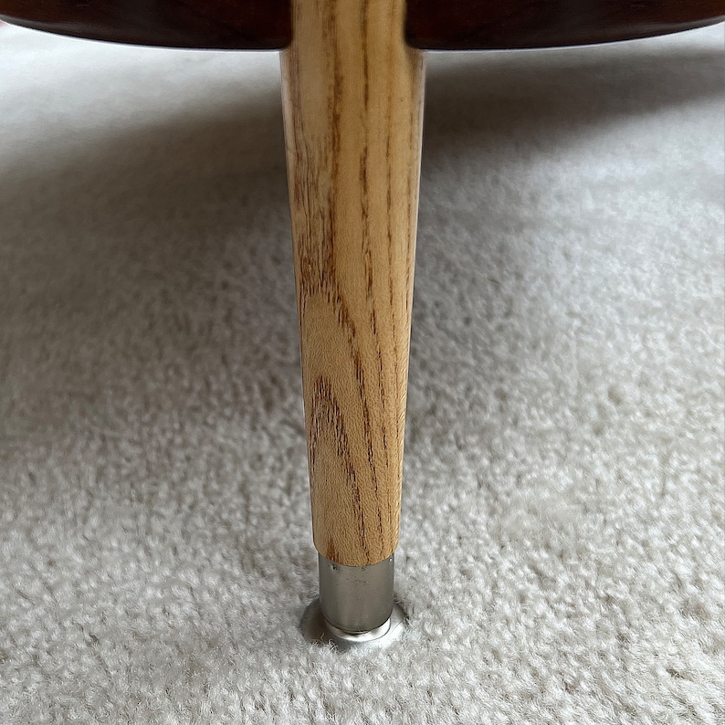 Kidney Bean Mid-century Modern Solid Walnut Table - Etsy