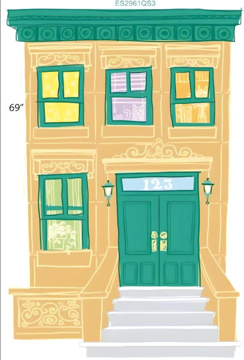 ES2961QS3 Sesame Street House - Etsy