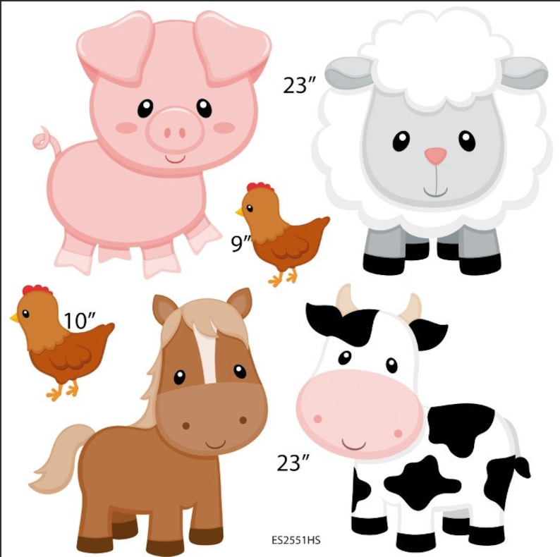 ES2551HS Animals Farm - Etsy