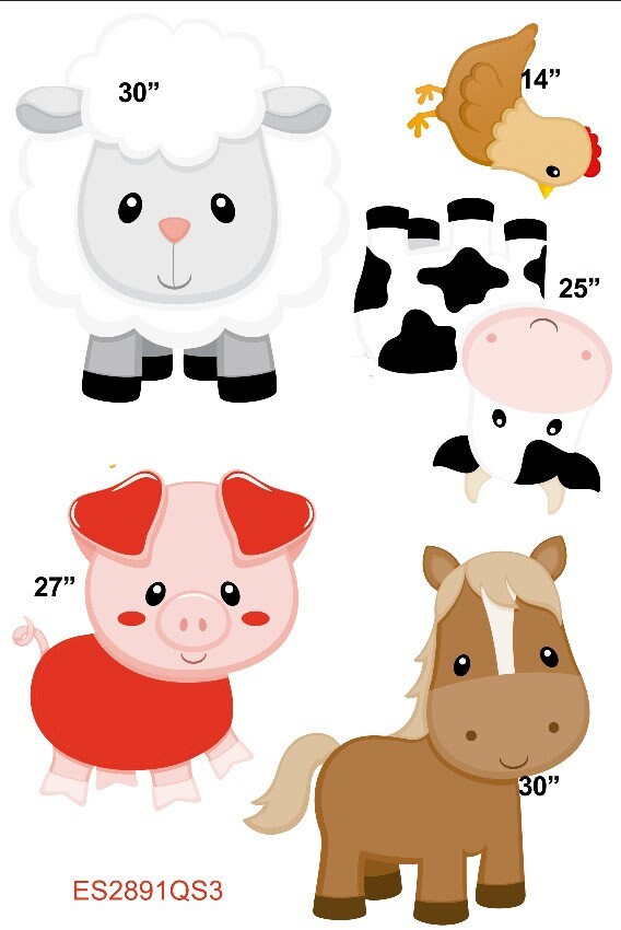 ES2891QS3 Animals Farm - Etsy