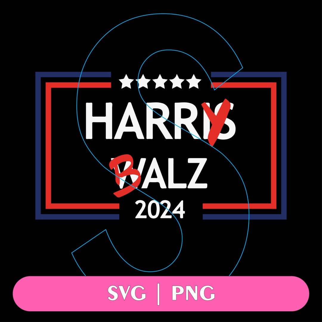 Harry Balz 2024 Png, Funny Political 2024 Png, Harris Walz Png, Funny ...