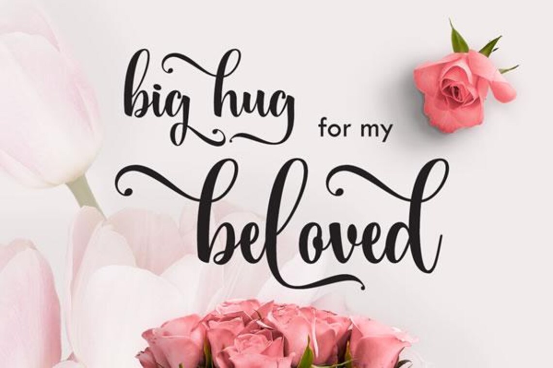 Handwritten Wedding Font Bundle, Script Font for Handwritten ...