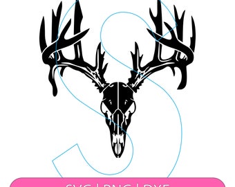 Deer Skull Antlers Dxf/svg Brightnite Metalworx Digital Download Laser ...