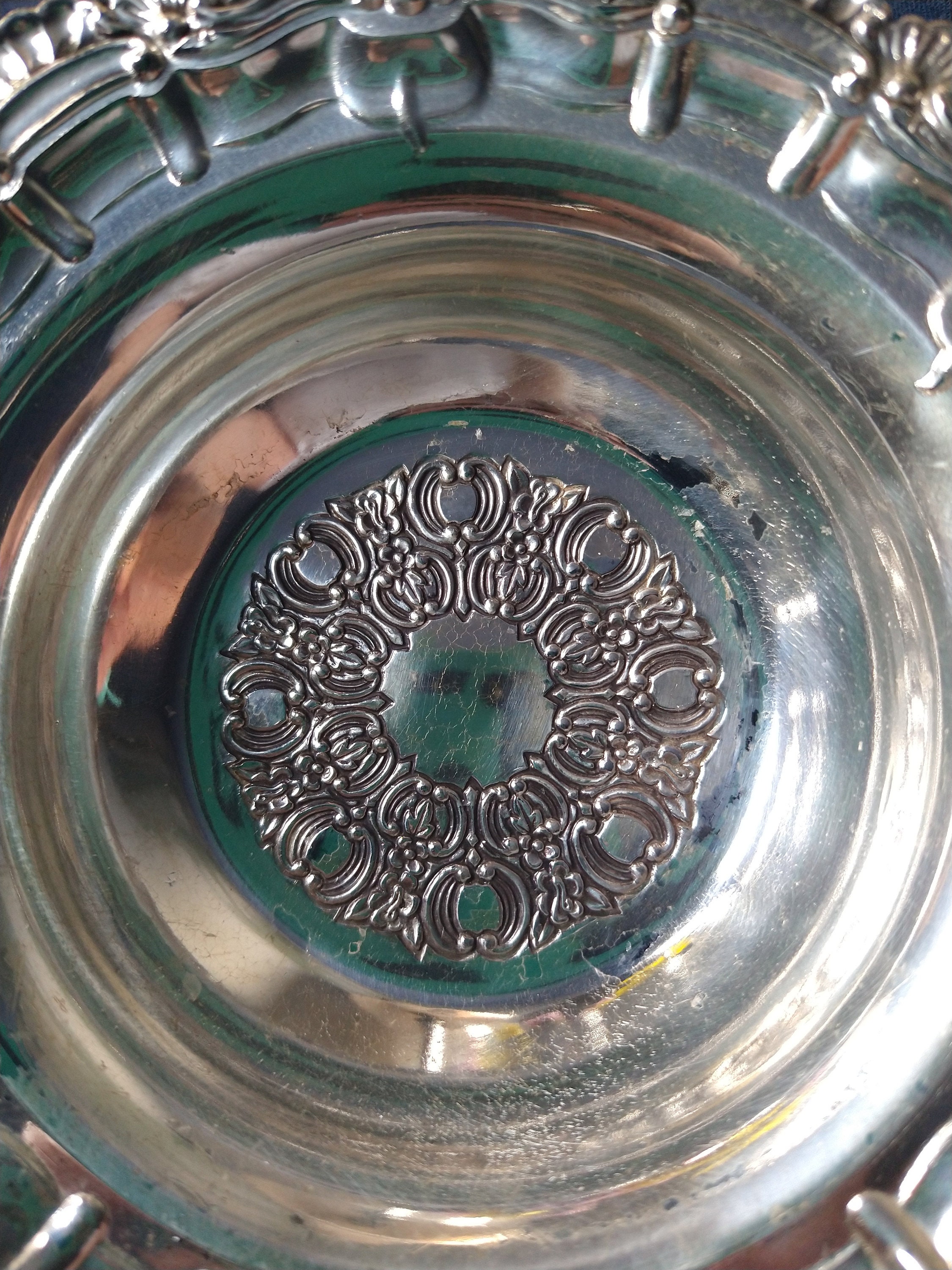 Vintage Silver Plated English Shell Candy Trinket Dish Heavy Silver ...