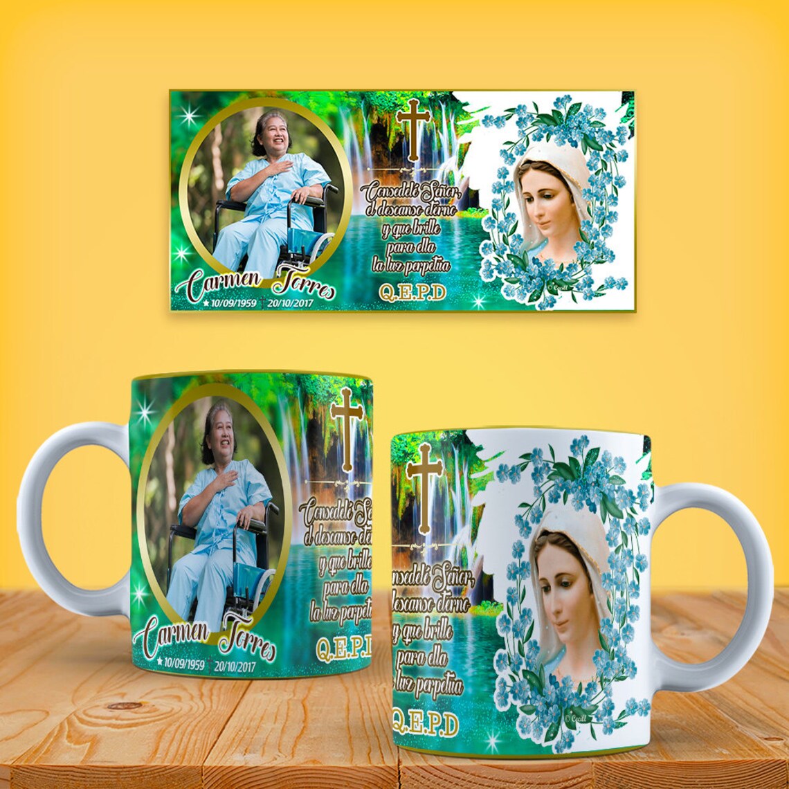 Mug Templates Sublimation Deceased Png Pdf - Etsy