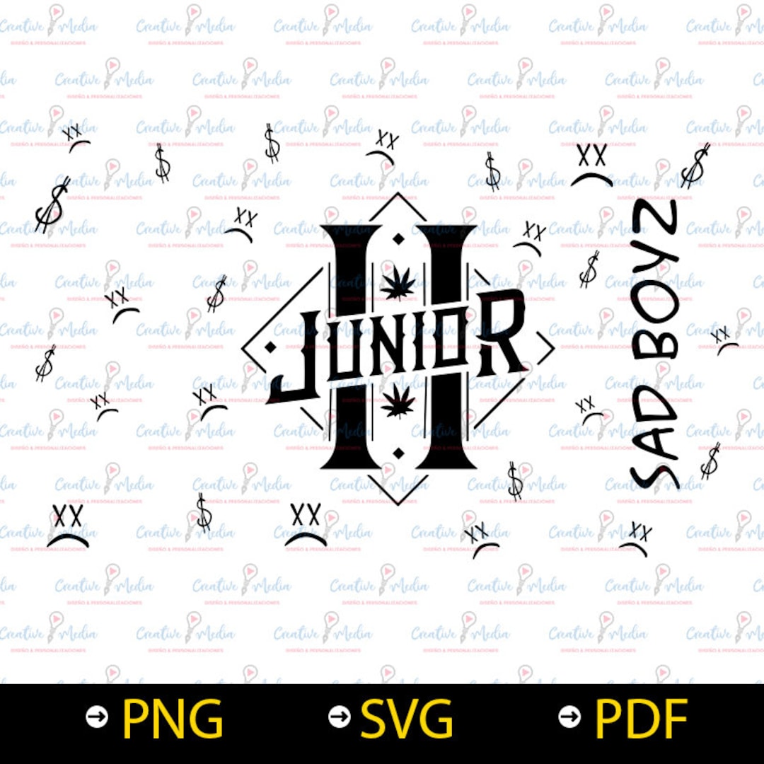 Logo Junior H Sad Boyz Vector Design Png PDF Thermoses Engraving - Etsy