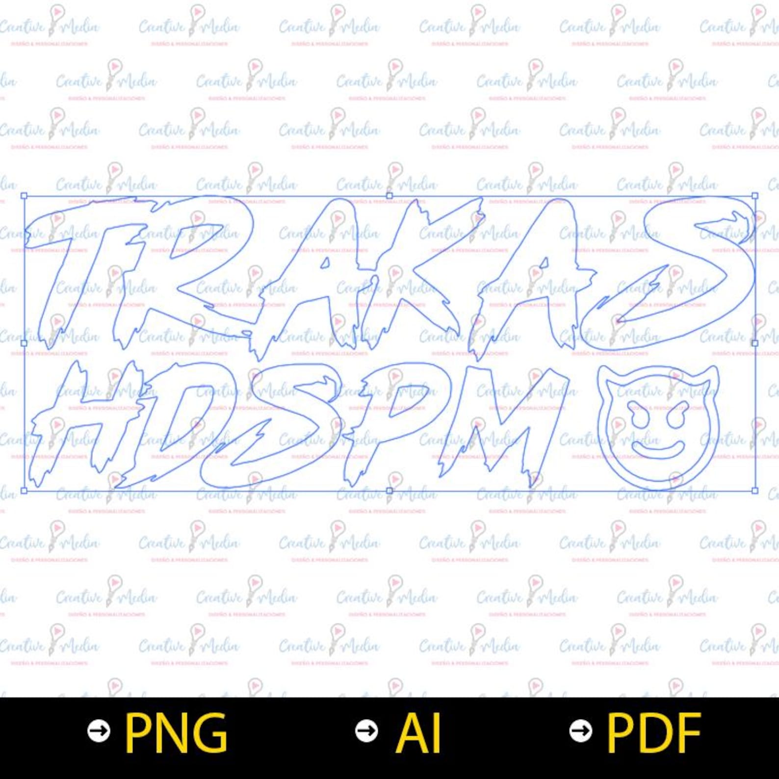 Trakas HDSPM | Luis R. Conriquez Vector Png - Etsy