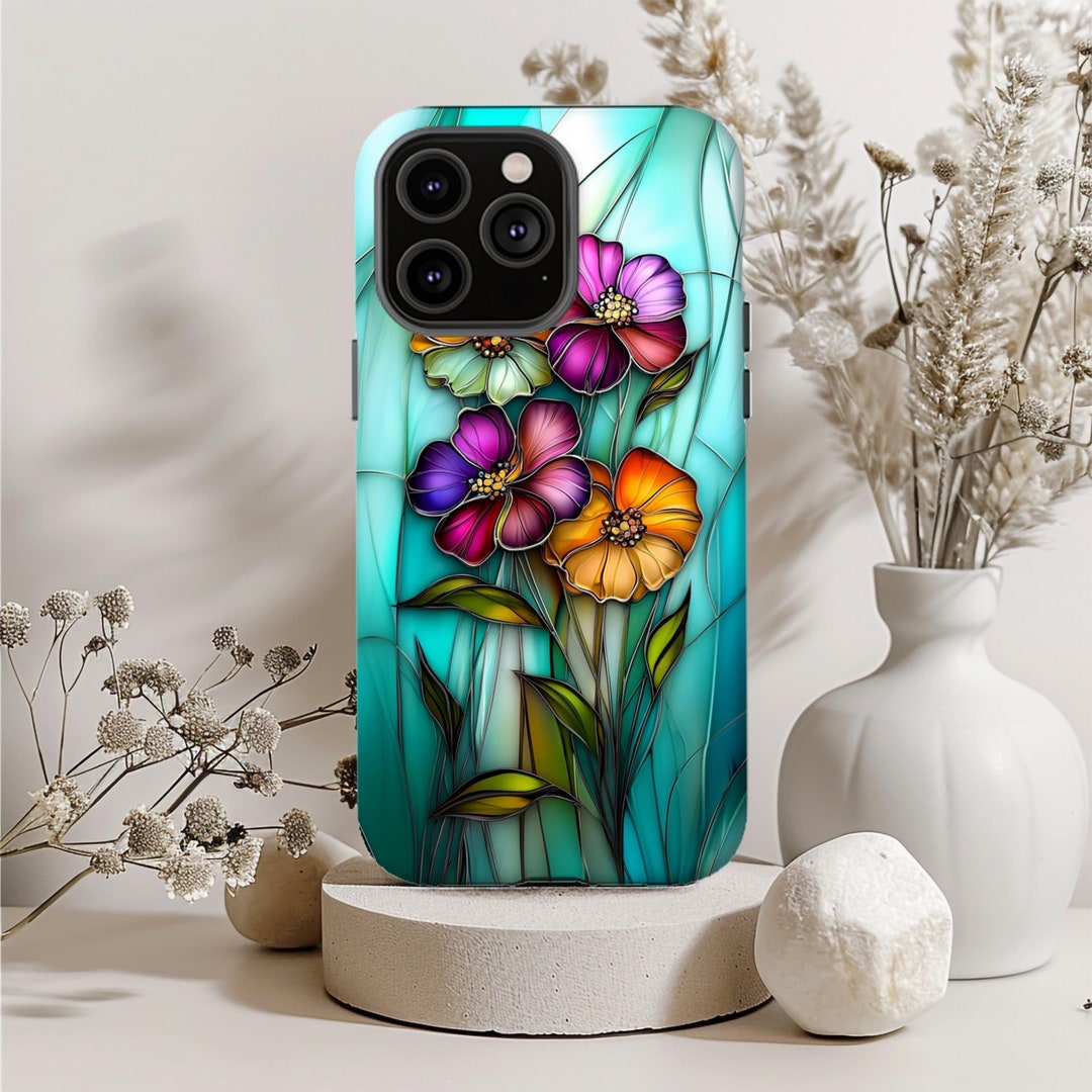Turquoise Glass Floral Art | Elegant, Colorful and High Contrast ...