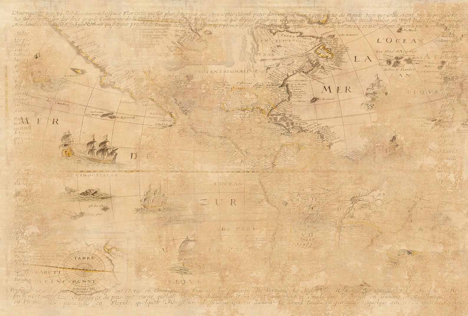 Map of the Ancient World, Wallpaper Map, Wall Art for History Lovers ...