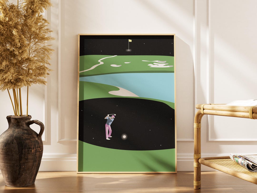 Golf Pop Art Print: Shoot for the Stars - Hypebeast Wall Art (digital ...