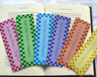 Just One More Chapter Bookmark, Macrame Book Mark, Custom Handmade ...