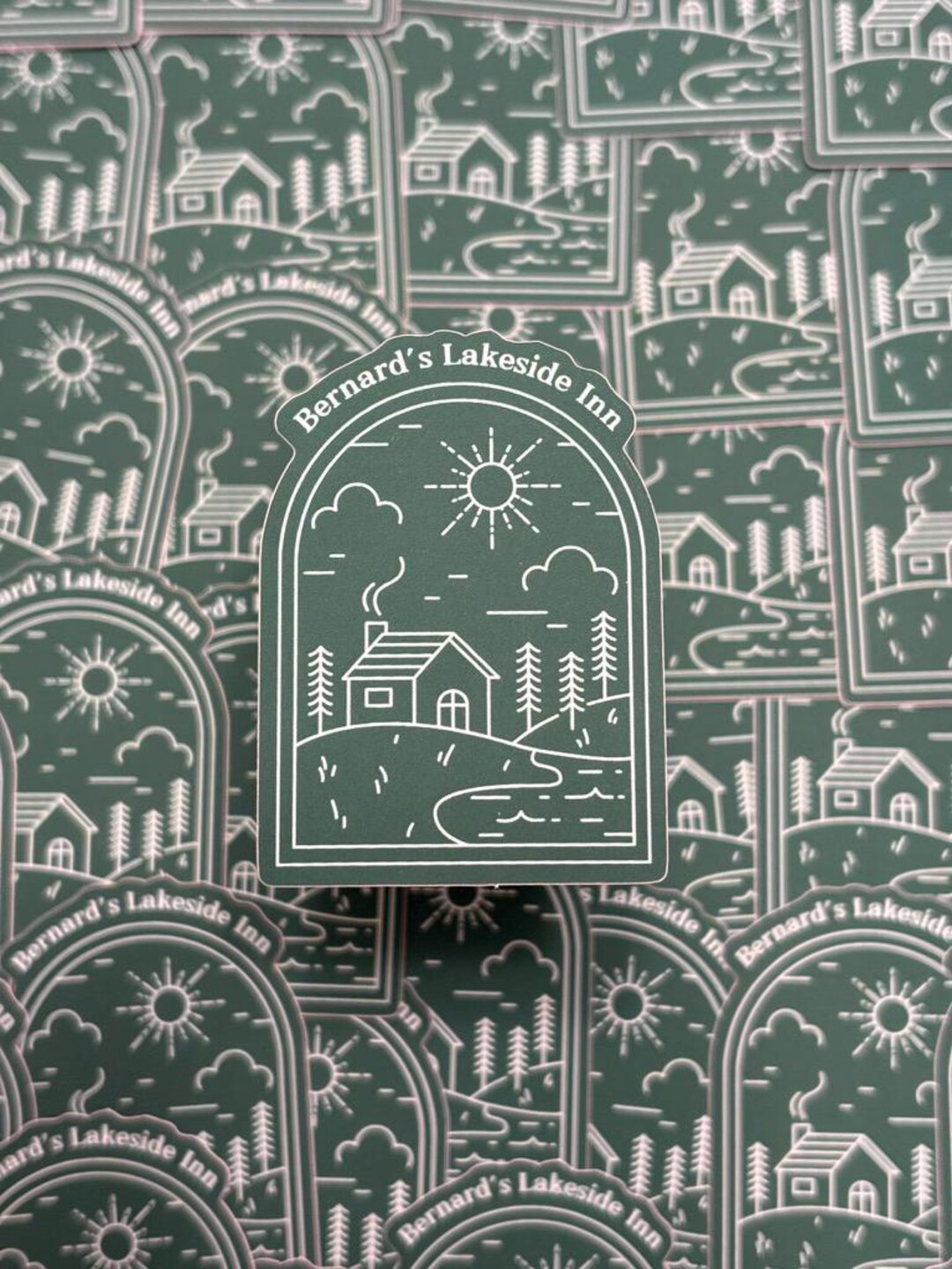 Bernard's Lakeside Inn Sticker - Etsy