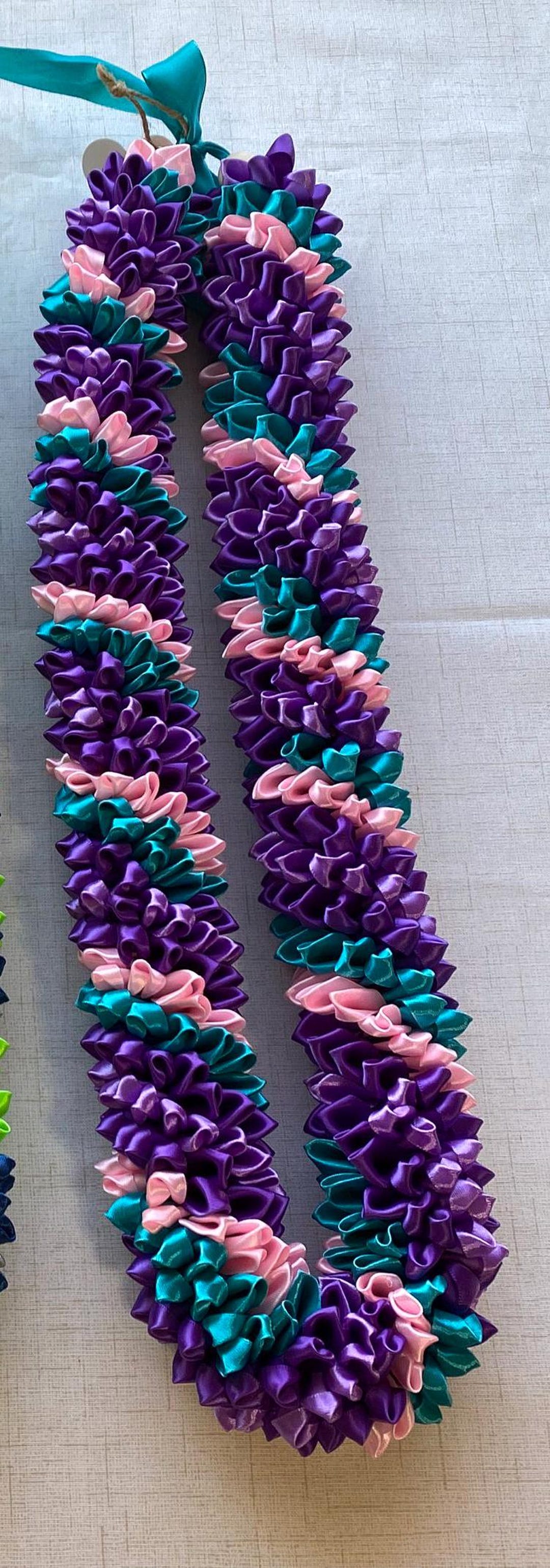 Forever / Flower Ribbon Leis - Graduation / Birthdays / Special Events ...