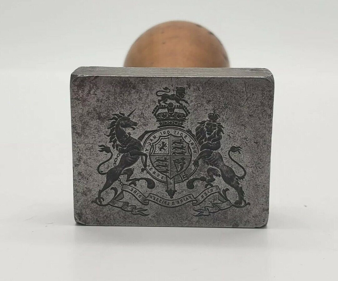 Royalty Wax Desk Seal Stamp King William IV Royal Prince Coat Arms Duke ...
