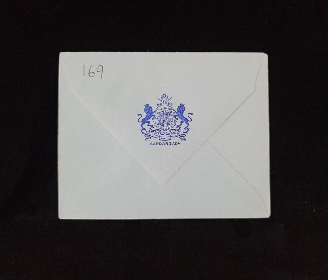 Royalty Rare British India Government Envelope Maharaja Princely State ...