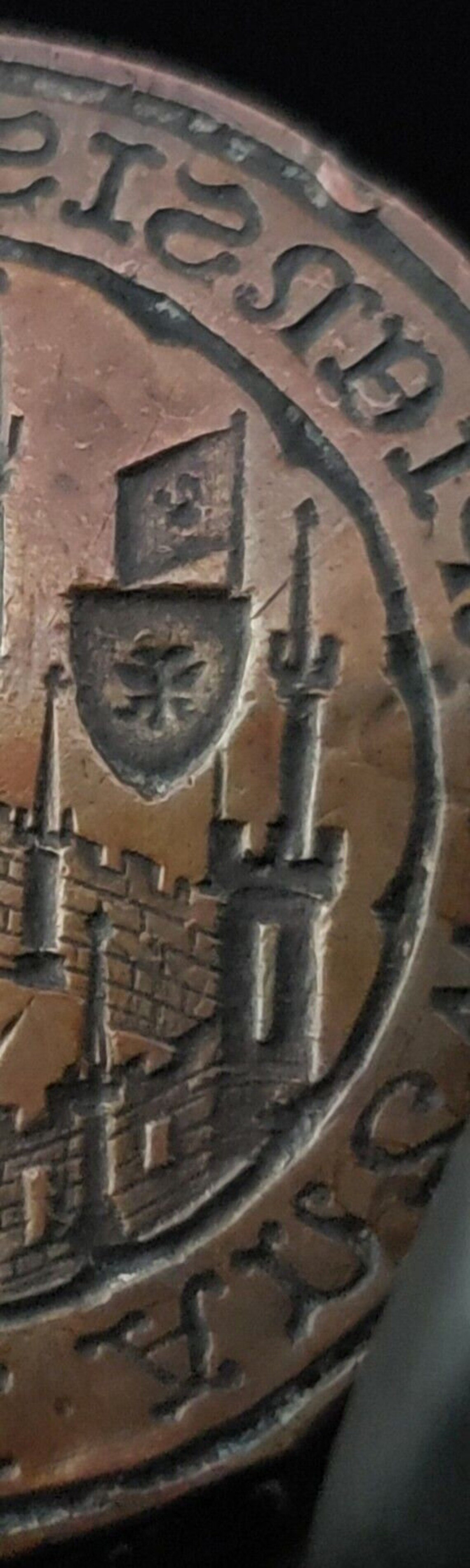 RRR 1660 Antwerp Castle Belgium Royalty Medieval Royal Wax Seal Cipher ...