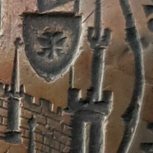 RRR 1660 Antwerp Castle Belgium Royalty Medieval Royal Wax Seal Cipher ...