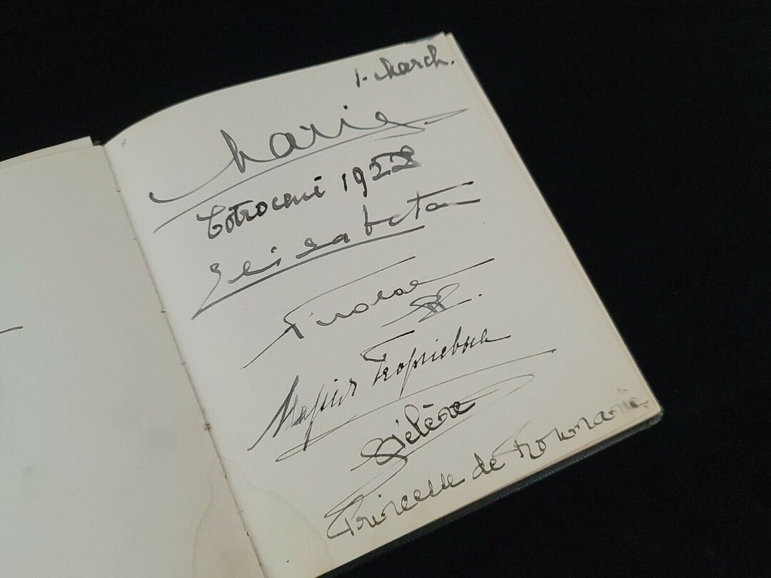 Russian Royalty Signed Royal Document Queen Marie Romania Russia Grand ...