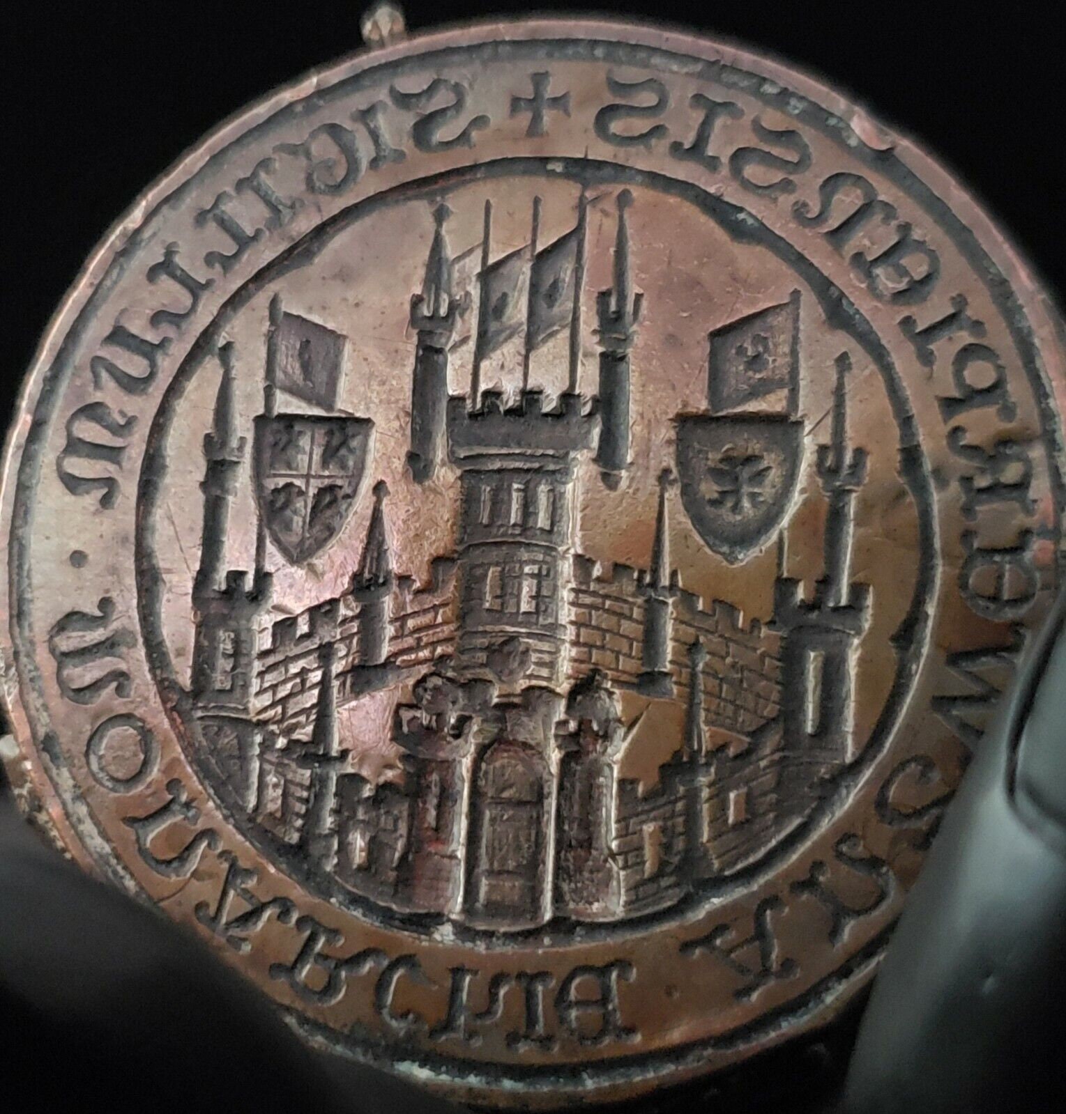 RRR 1660 Antwerp Castle Belgium Royalty Medieval Royal Wax Seal Cipher ...